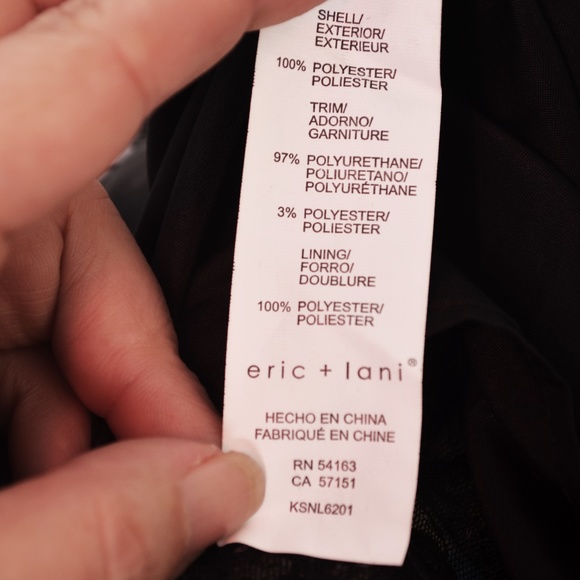 Eric + Lani | Skirts | Eric Lani Shiny Black Miniskirt Wsequins 1 ...